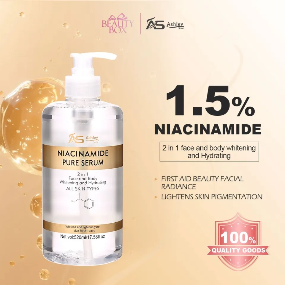 ASHLEY SHINE NIACINAMIDE PURE SERUM 520ML – Beauty Central